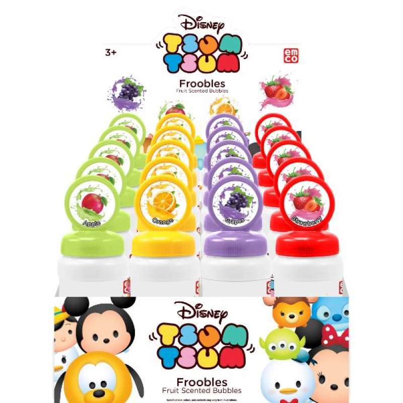 Jual Mainan Emco Disney Tsum Tsum Froobles Scented Bubbles Grape 109520 ...