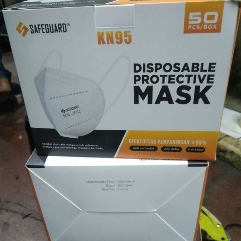 Promo Safeguard masker safety KN95 isi 50pcs Diskon 23% di Seller ...