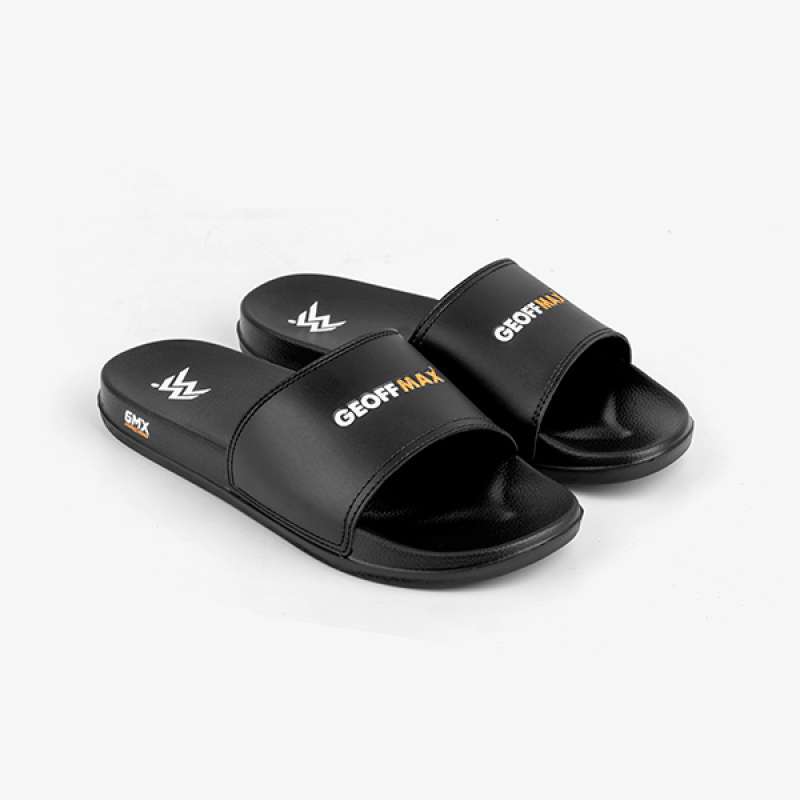 Jual Geoff Max Official - Wigora Black | Slippers | Sandal Unisex di ...