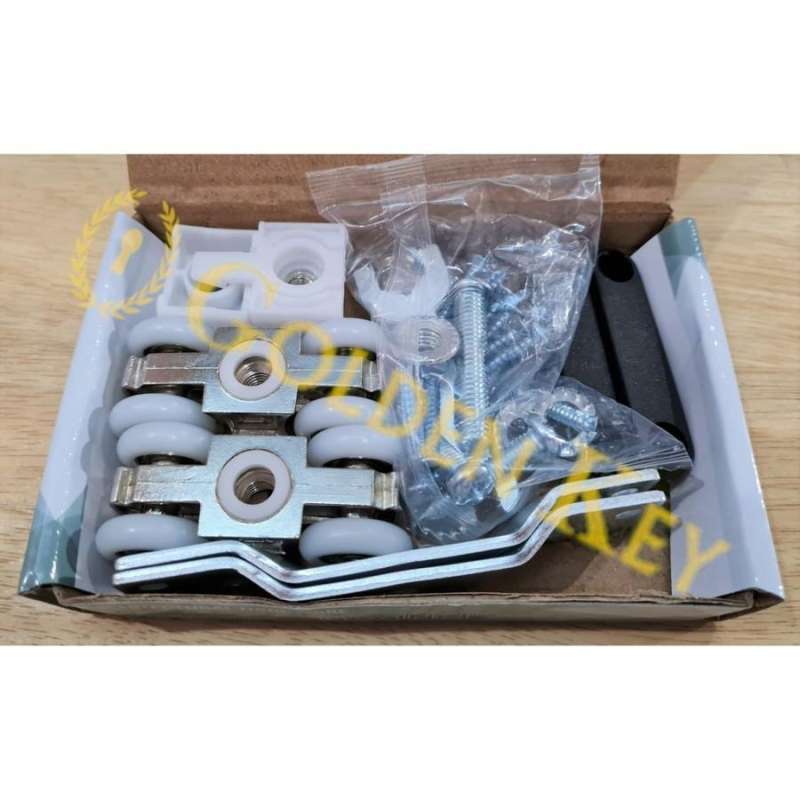 Jual Roda Gantung Nilon Rel Pintu Sliding Sing Geser Non 100 Kg ...