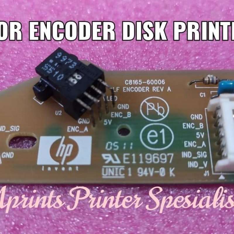 Jual Sensor Encoder Disk Line Feed Detector C8165-60006 Printer HP 9800 ...