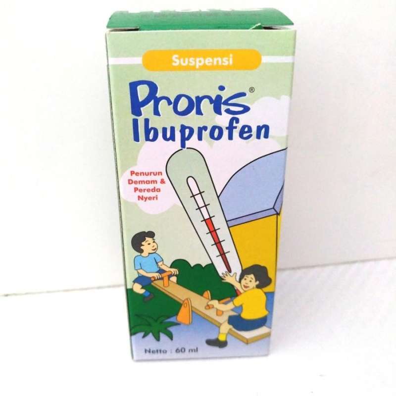 Jual proris ibuprofen 60 ml rasa jeruk sirup obat demam turun panas ...