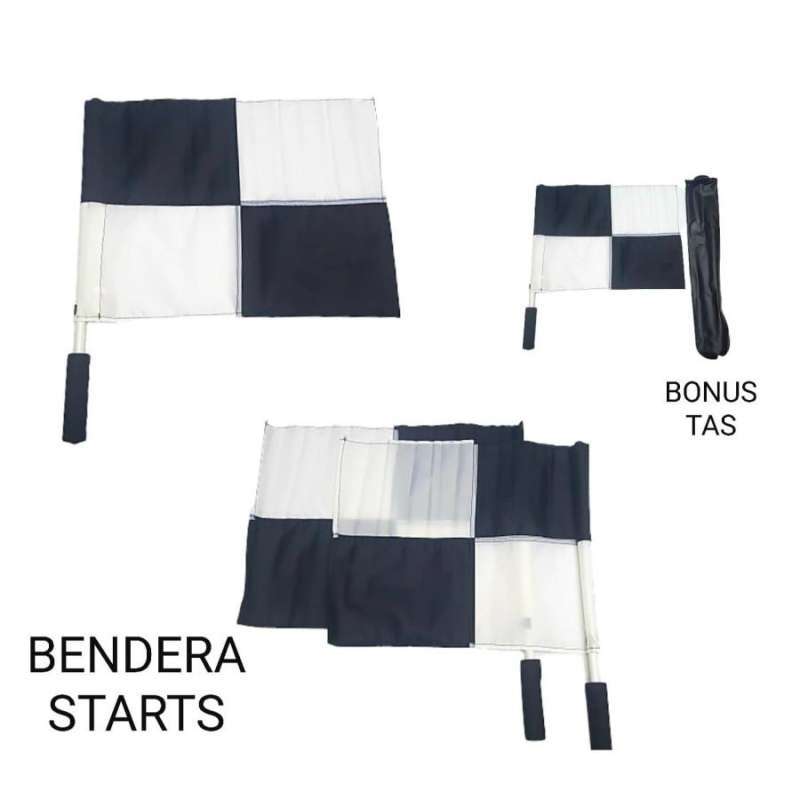 Jual Bendera Start Starting Flag 1 Pasang di Seller Pusat Grosir ...