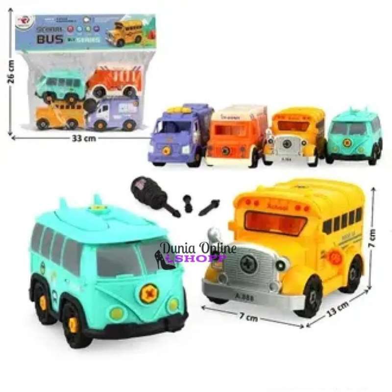 Jual Mainan Edukasi Anak DIY Disassembly Bongkar Pasang Mobil 22-0881 ...