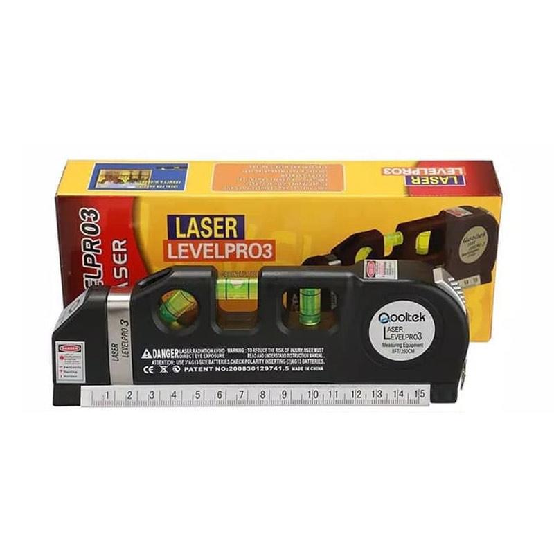 Jual AllYouCanBuy Multipurpose Level Laser Horizon Vertical Measure Tape [8FT Aligner Bub] di ...