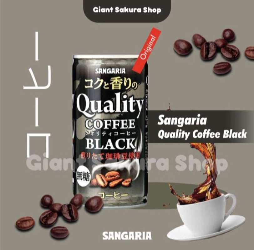 Jual Sangaria Quality Black Coffee Drink / Kopi Impor / Kopi Jepang / Minuman Di Seller Giant ...