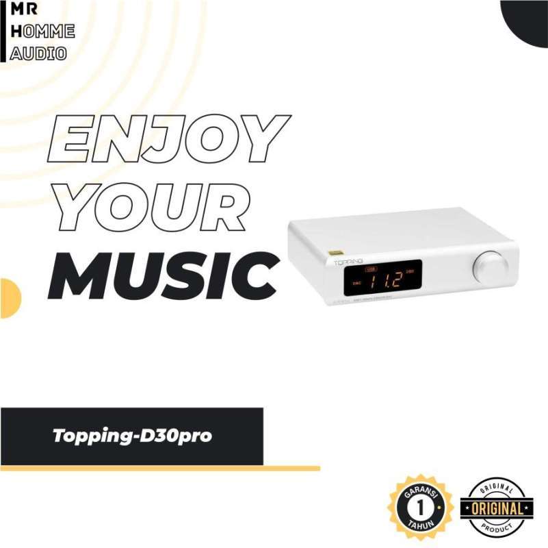 Jual Topping D30 Pro Quad CS43198 DAC Hi-Res Decoder-SILVER di Seller ...