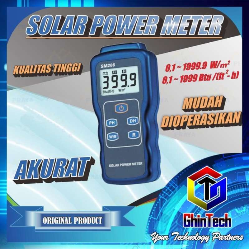 Promo Solar Power Meter Radiation Tester Tes Energi Matahari Sun ...