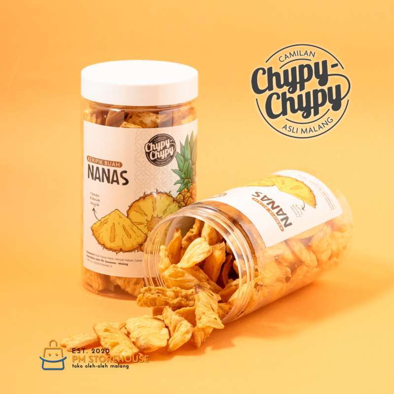 Jual Keripik Buah Nanas Keripik Buah Asli Kualitas Super Chypy