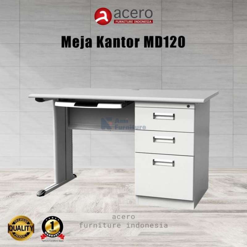 Jual Meja Kerja Meja Kantor Meja Tulis Meja Komputer Besi Aa-md120 ...