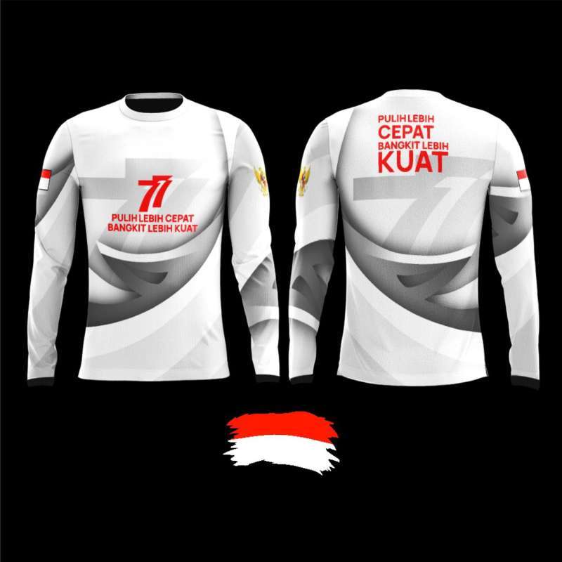 Promo Jersey Kemerdekaan HUT RI 77 Tahun ( Lengan Panjang Dewasa ...