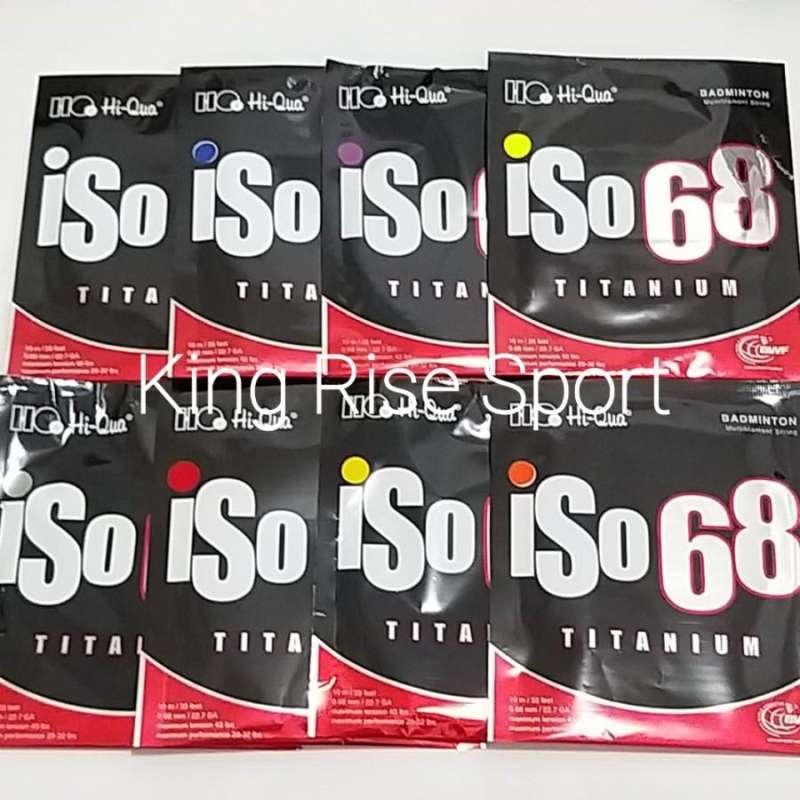 Jual Senar Raket Hiqua Iso 68 Titanium Di Seller King Rise Sport ...