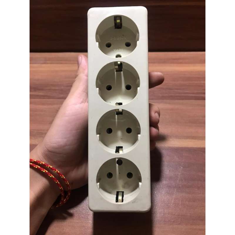 Promo Terminal Colokan Listrik 3-4 Lubang - Stop Kontak Tempat Colokan ...