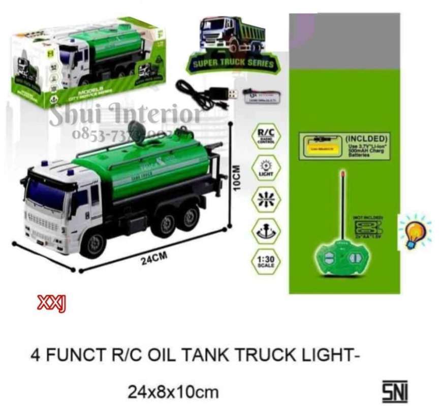 Jual MOBIL RC OIL TANK TRUCK/MOBILAN REMOTE RC OIL TANK/MAINAN ANAK ...