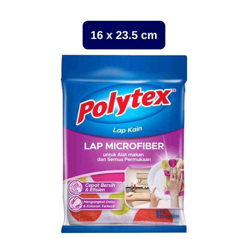 Jual Polytex Lap Kain Microfiber untuk alat Makan dan Semua Permukaan di Seller AlbyZm ...