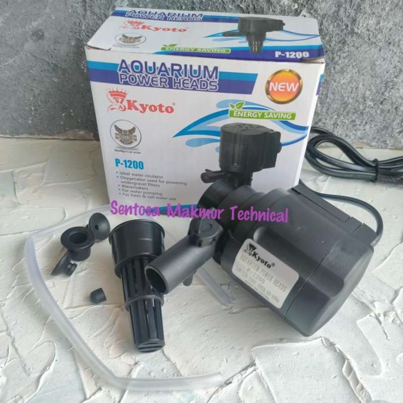 Jual KYOTO P-1200 Pompa Sirkulasi Air Kolam Aquarium Power Heads di Seller Sentosa Makmur ...