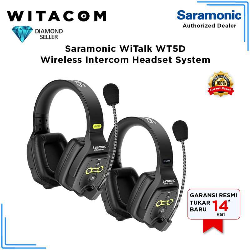 Jual WITACOM - Saramonic WiTalk WT5D Wireless Intercom Headset System ...