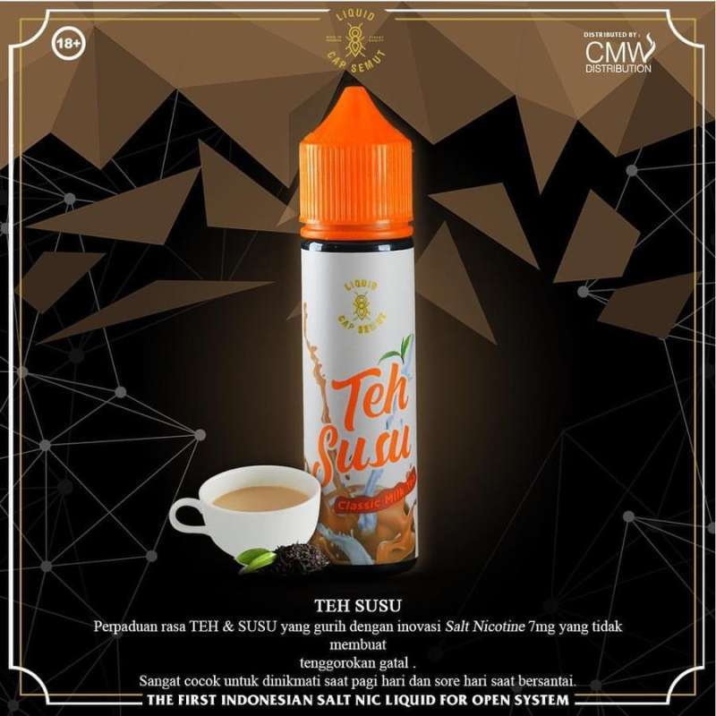 Jual Teh Susu Salt Nic 7MG 60ML by Cap Semut - Liquid Teh Susu Salt Nic ...