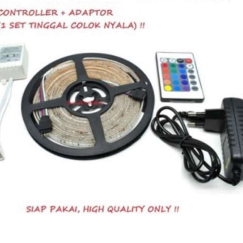 Jual Lampu Selang Led Strip Rgb Warna Warni 3528 2835 Remote Tiktok Tik ...