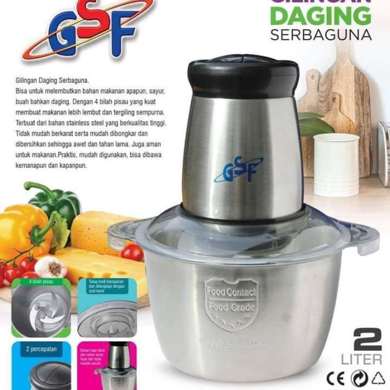 Food Chopper Gsf Garansi Resmi Indonesia 🔥 Harga Mei 2025