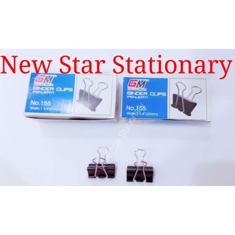 Jual Binder Clip Gajah Mada No.260 di Seller New Star Stationary ...