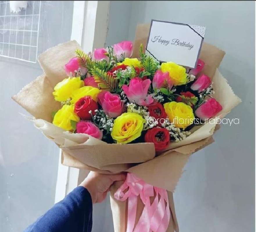 Jual Buket bunga artificial | buket bunga palsu | hadiah ulangtahun di ...