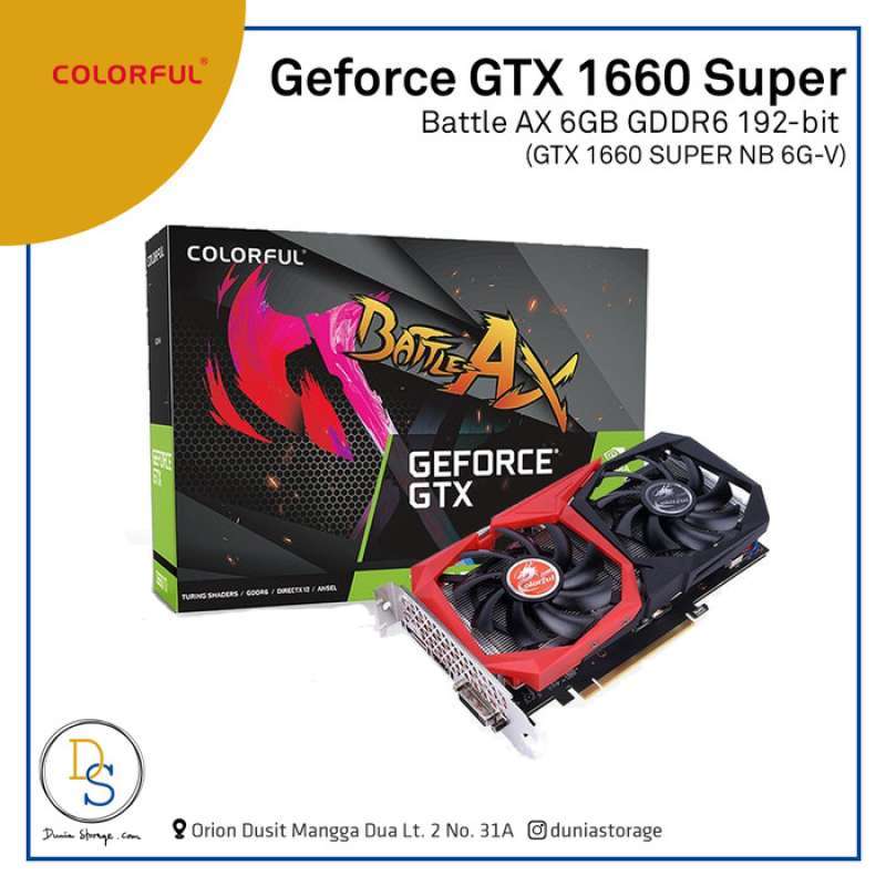 Jual Colorful GeForce GTX 1660 Super NB 6G-V 6GB GDDR6 di Seller Cullen ...