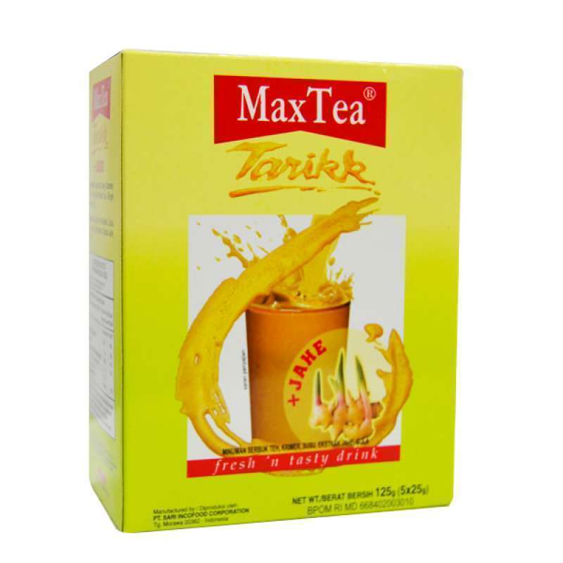 Jual MAX TEA TARIKK JAHE BOX 5'S di Seller PAMELLA SUPERMARKET ...