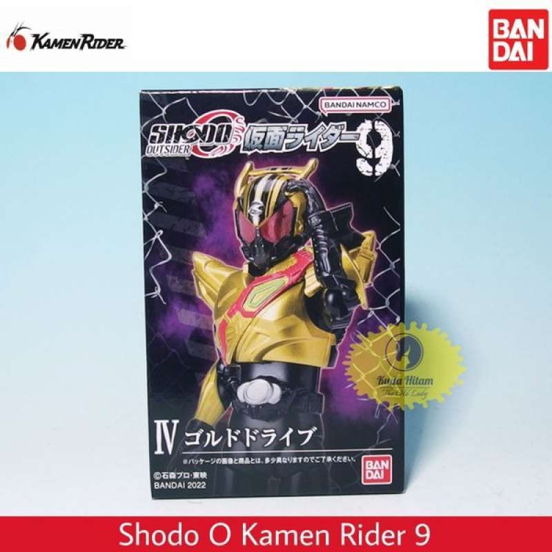 Jual Bandai Shodo O Outsider Kamen Rider 9 Gold Drive di Seller TOL ...