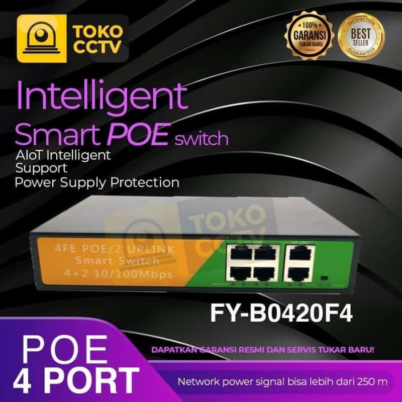 Jual POE SWITCH HUB POE 4+2 PORT / POE SWITCH 4 PORT di Seller Cullen ... Jual POE SWITCH HUB POE 4+2 PORT / POE SWITCH 4 PORT di Seller Cullen ...