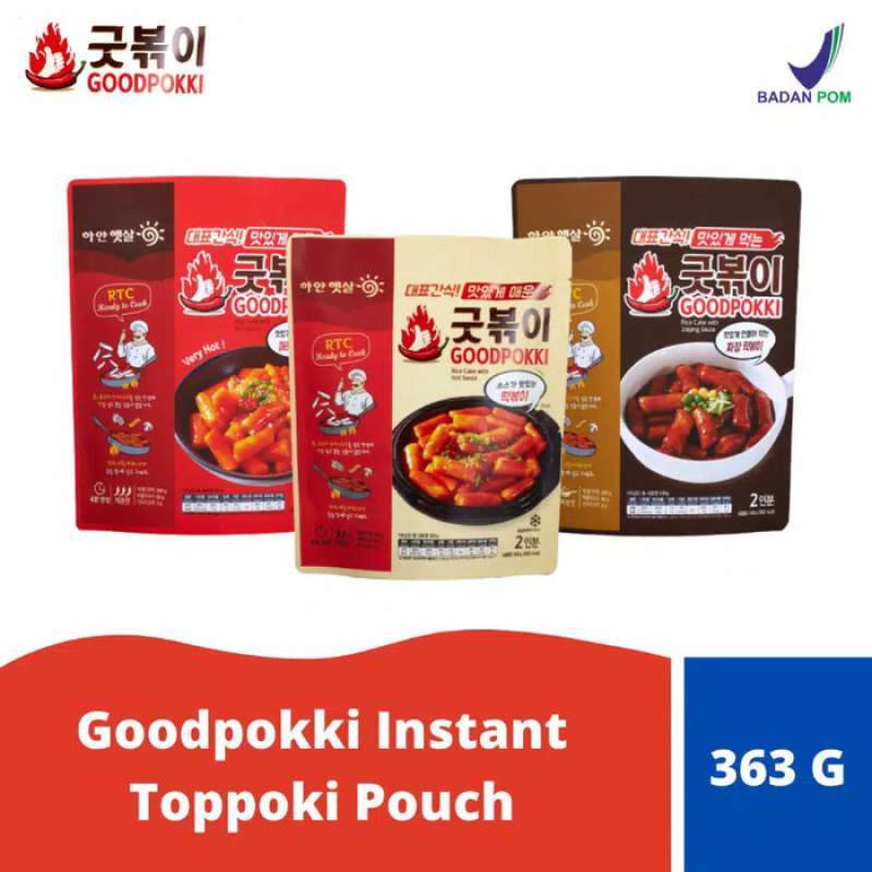 Jual Goodpokki Topokki Instan Flavor Pouch / Tteokbokki Tokpokki korea ...