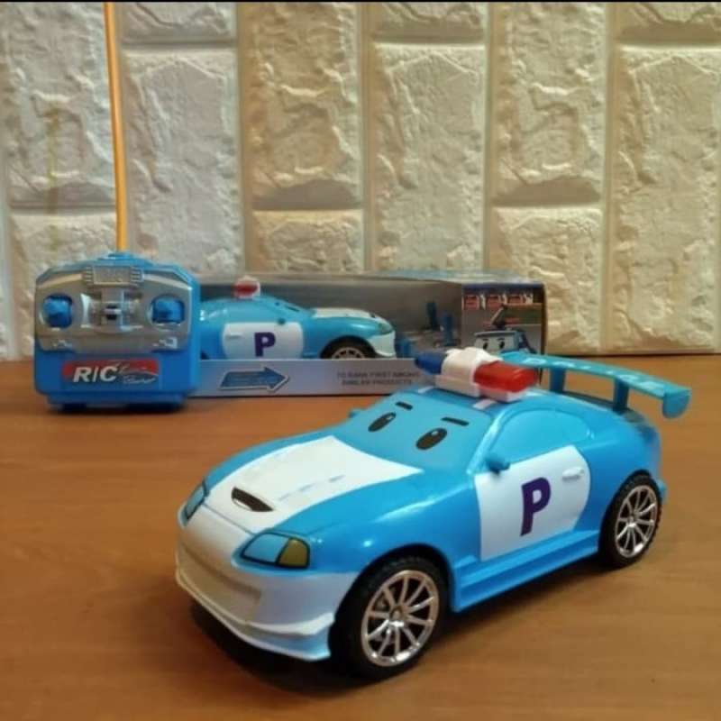 Promo Mainan Remote Control Robo Car Police Robocar Poli Rc Mobil ...
