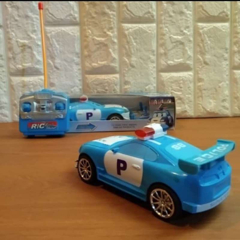 Promo Mainan Remote Control Robo Car Police Robocar Poli Rc Mobil ...