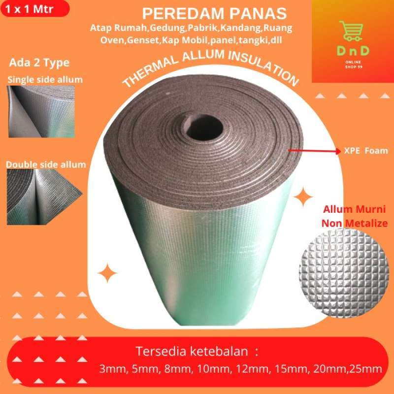 Jual Peredam Panas Dan Suara Atap Rumah 12mm X 1m X 1m Gedung Pabrik ...