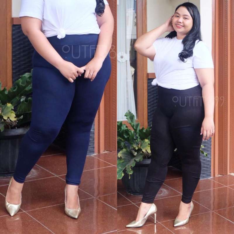 Promo Legging SUPER JUMBO Import 70 sampai 100kg - 1 size bisa di pakai utk size 3L 4L dan 5L ...