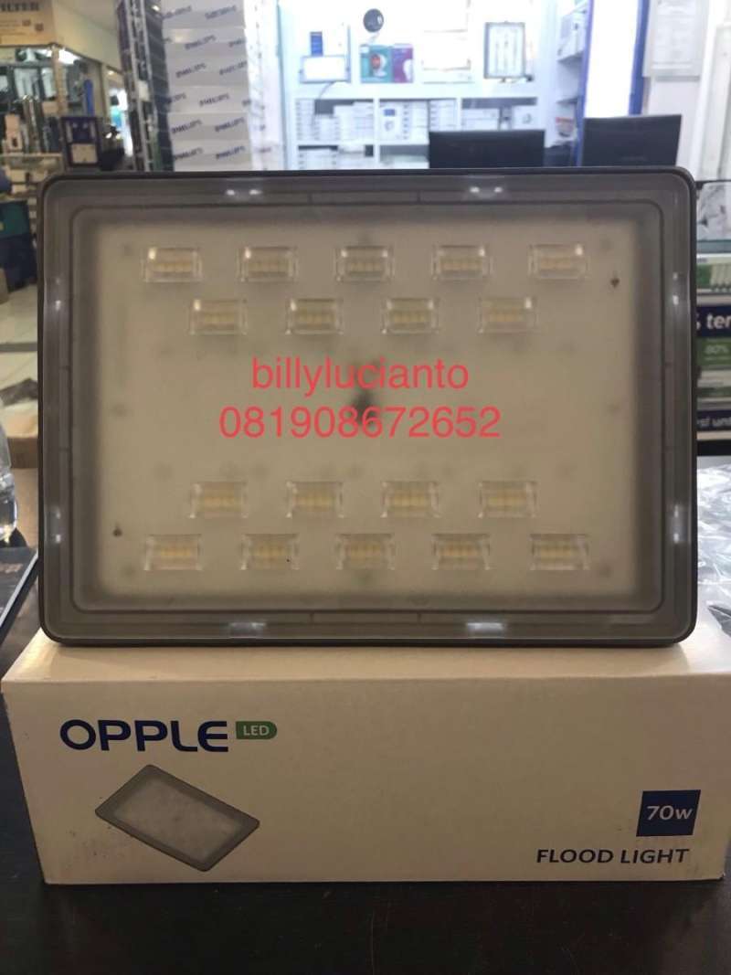 Jual Lampu Sorot LED OPPLE 70 watt Floodlight 70w Ecomax 70 W GARANSI di Seller BL ELECTRIC ...