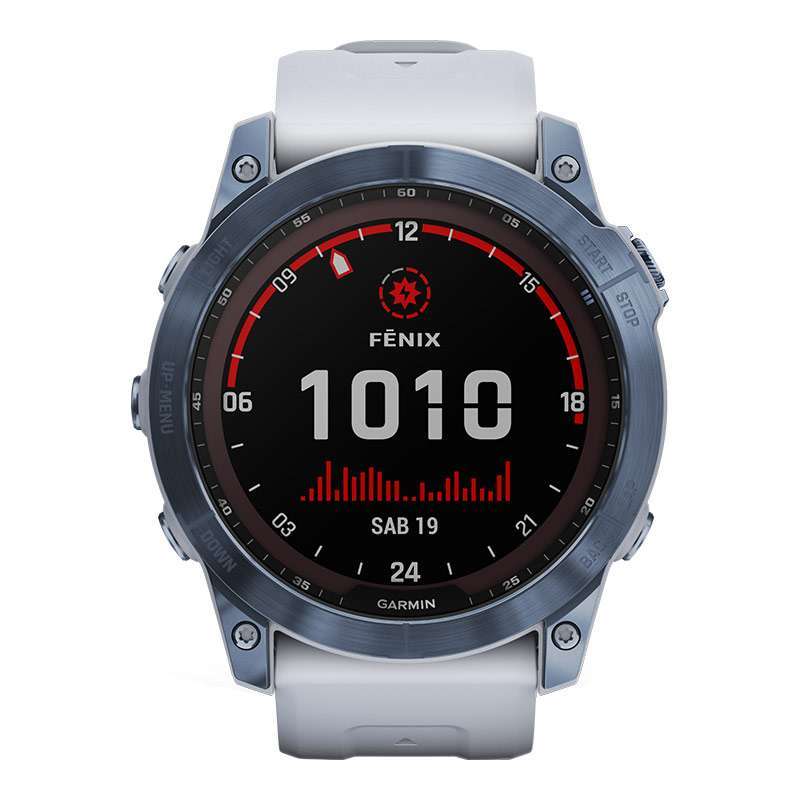 Promo Garmin Fenix 7X 010-02541-38 Sapphire Solar Mineral Blue DLC ...