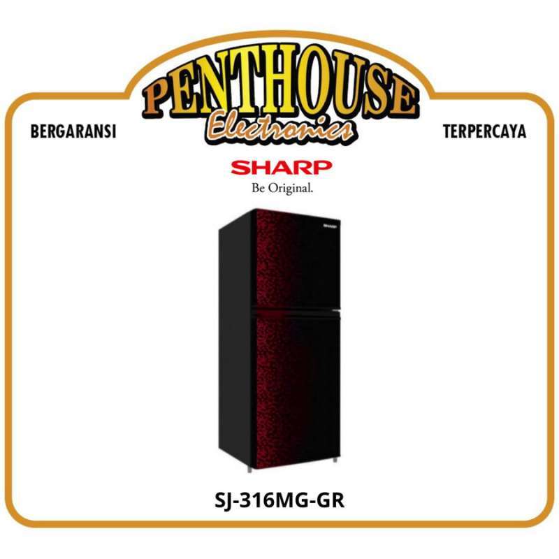 Jual Sharp Kulkas 2 Pintu SJ-316MG-GR / SJ 316 MGGR / SJ316 di Seller ...