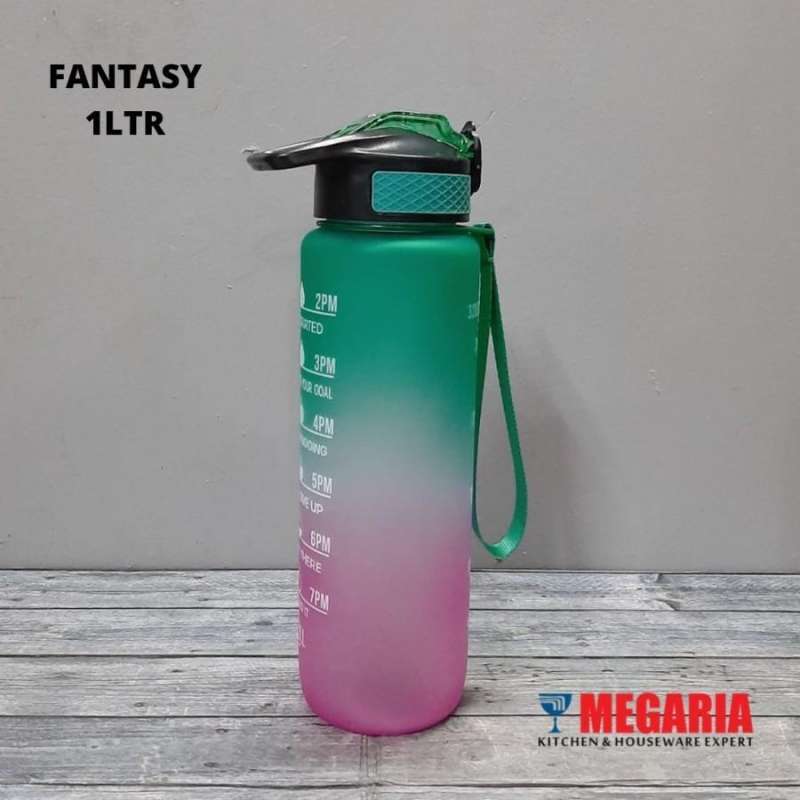 Jual Botol Minuman Viral 1liter / Botol FANTASY 8024 di Seller Megaria ...