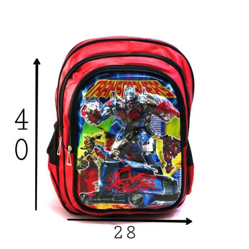 Jual Tas sekolah anak karakter Transformer tas ransel Transformer di ...