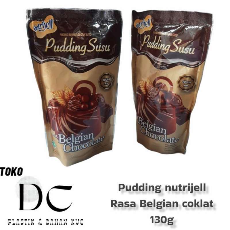 Jual Pudding Nutrijell Belgian Coklat Di Seller D.c Plastik - Maleber ...