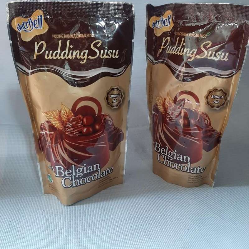 Jual Pudding Nutrijell Belgian Coklat Di Seller D.c Plastik - Maleber ...