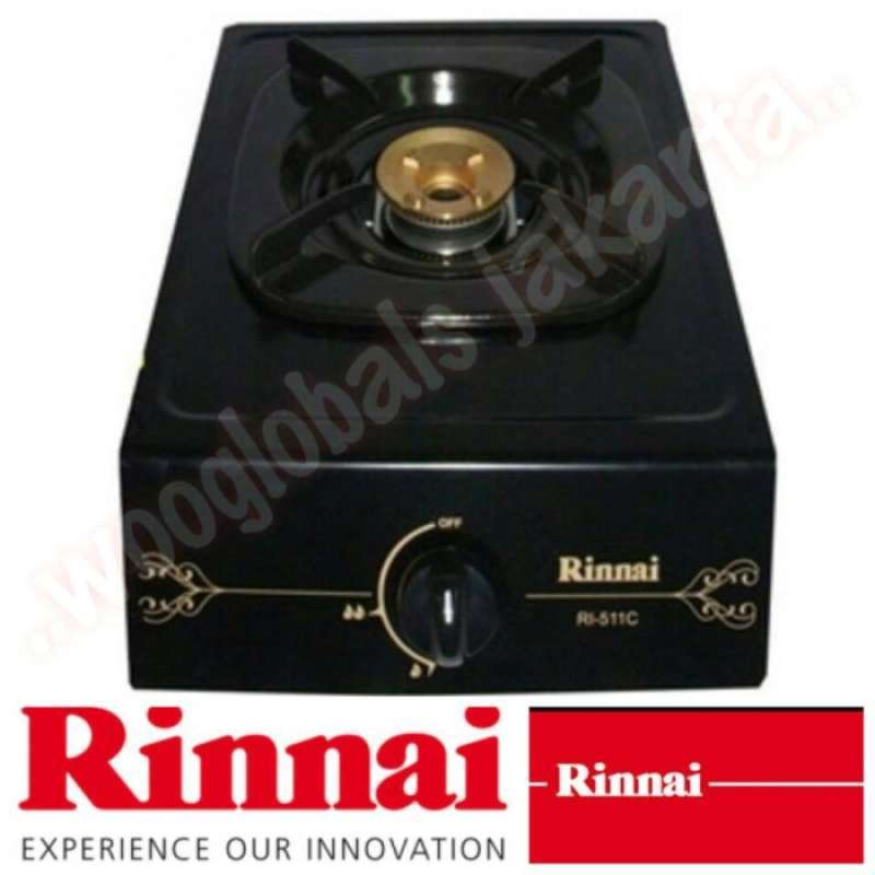 Jual TERJAMIN KOMPOR RINAI GAS STOVE ASLI 1 TUNGKU RI-511C SNI ORI ...