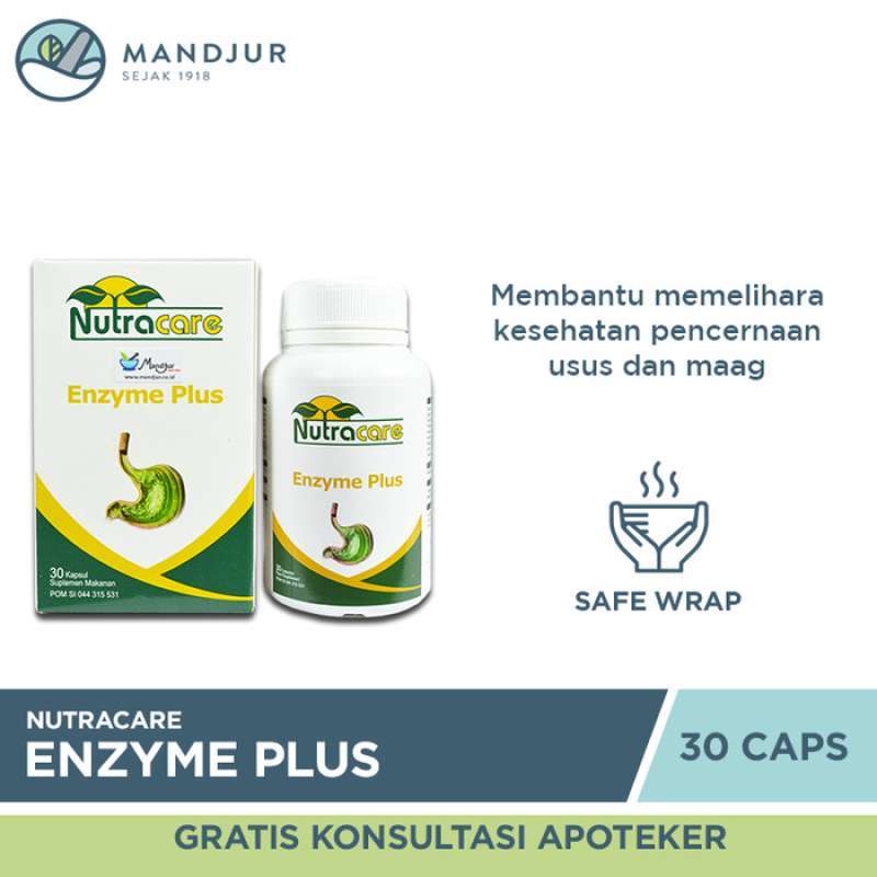 Jual Nutracare Enzyme Plus - Menyehatkan Pencernaan / Pereda Sakit Maag di Seller PALANG MERAH ...