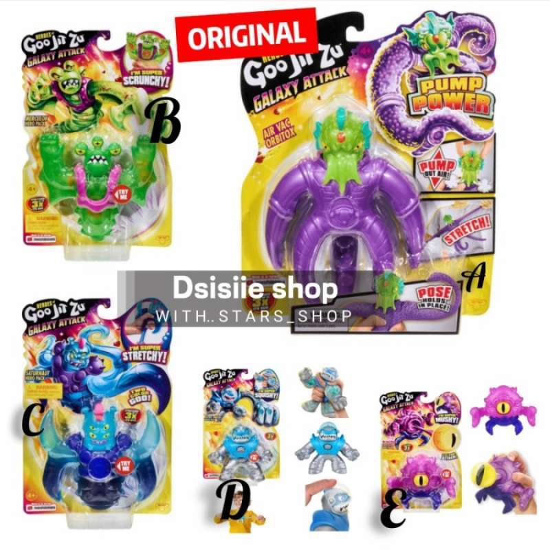 Jual Goo Jit Zu Galaxy Attack Collection Original Squishy Doll ...