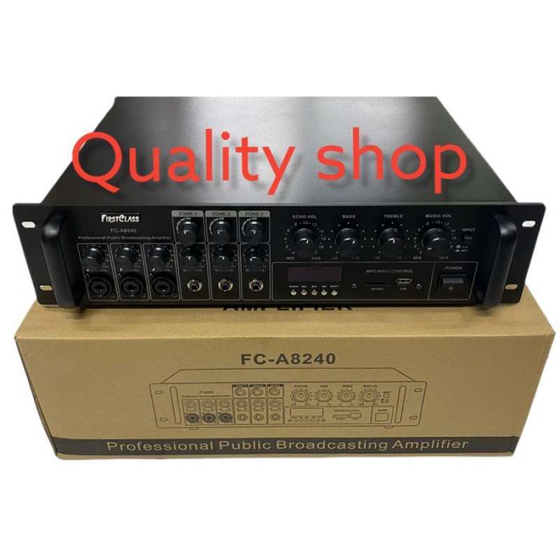 Jual AMPLIFIER FIRSTCLASS FC A8240 / FIRST CLASS FCA 8240 AMPLI TOA ...