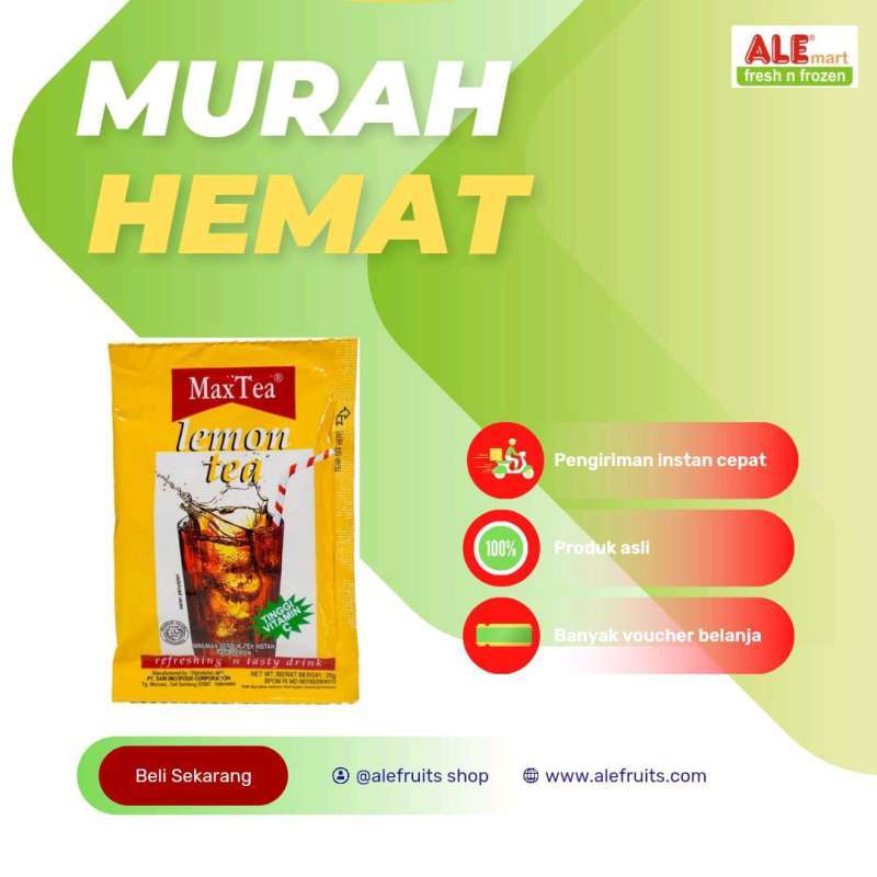 Jual Max Tea Lemon Tea,lemon Tea Max Tea Sachet Di Seller Alefruits ...