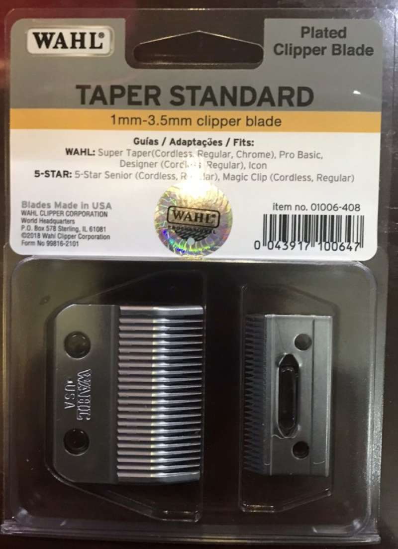 Jual mata pisau wahl super taper original/wahl blade/wahl super taper ...