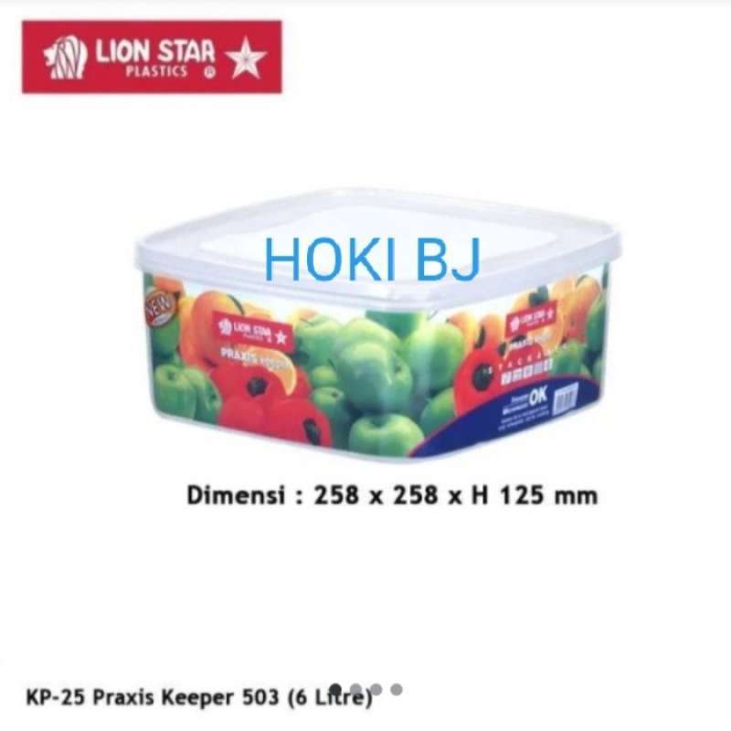 Promo Kotak Sealware 6 Liter Praxis Keeper 503 Kp25 Lion Star Food ...