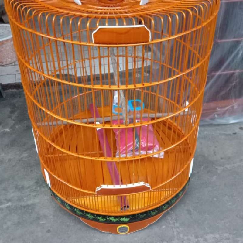 Promo sangkar/kandang murai Rafi jaya no1 warna coklat full set(gojek ...